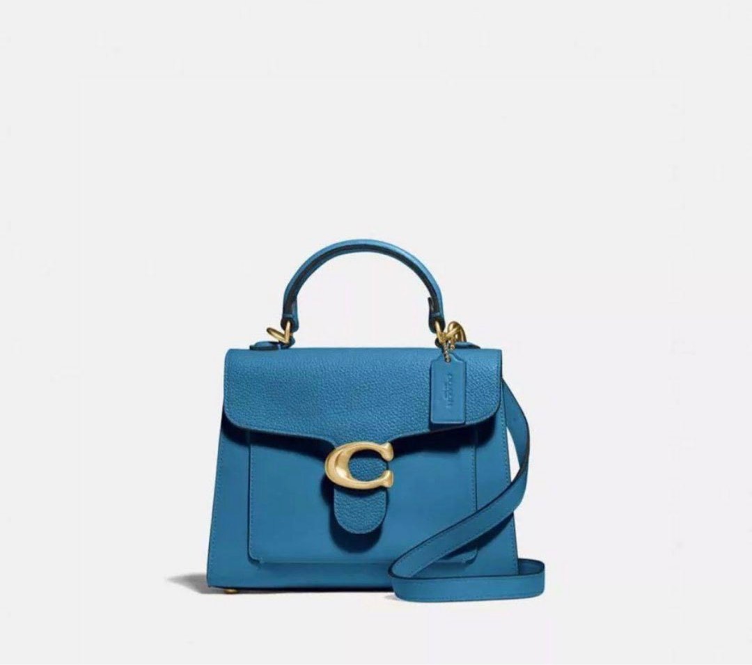 Coach Top Handle Tabby (Midnight blue), Women's Fashion, Bags & Wallets ...