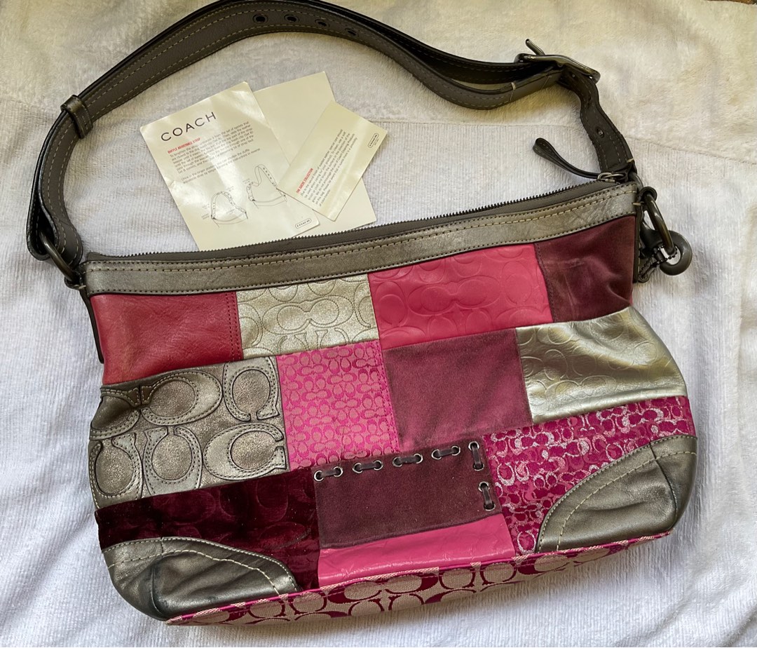 Coach Vintage Patchwork Bag, Women's Fashion, Bags & Wallets, Shoulder ...