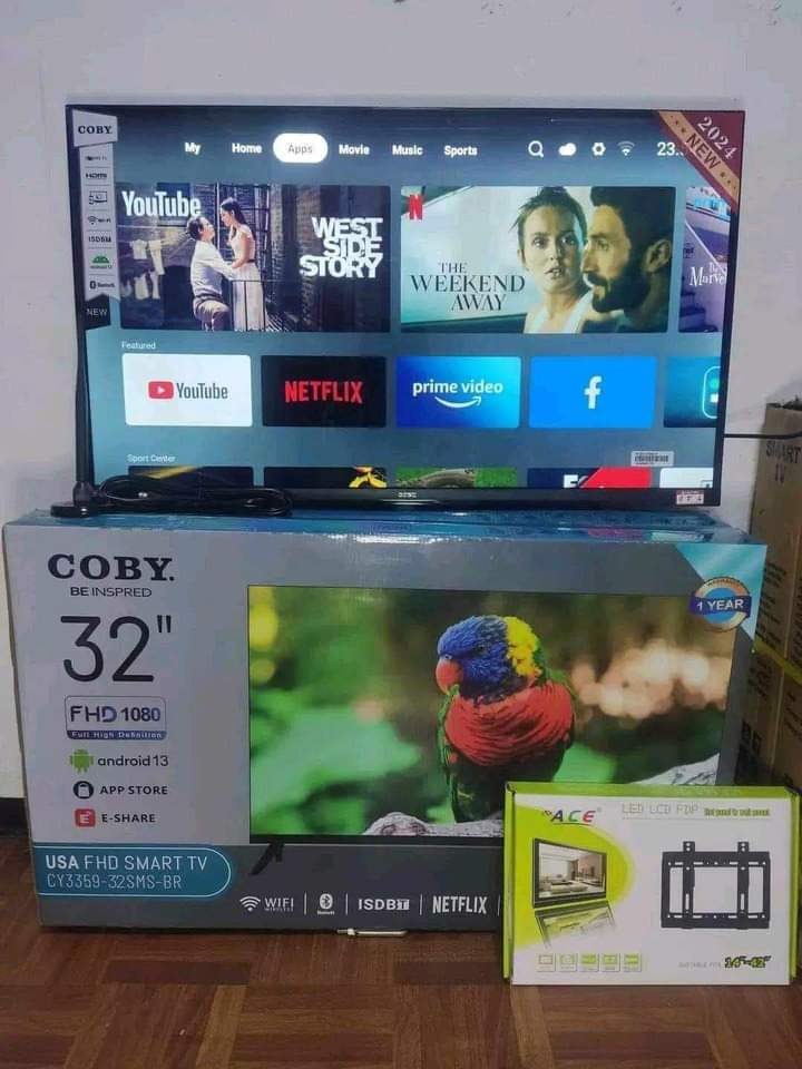 COBY SMART TV 32 INCH BRAND NEW, TV & Home Appliances, TV ...