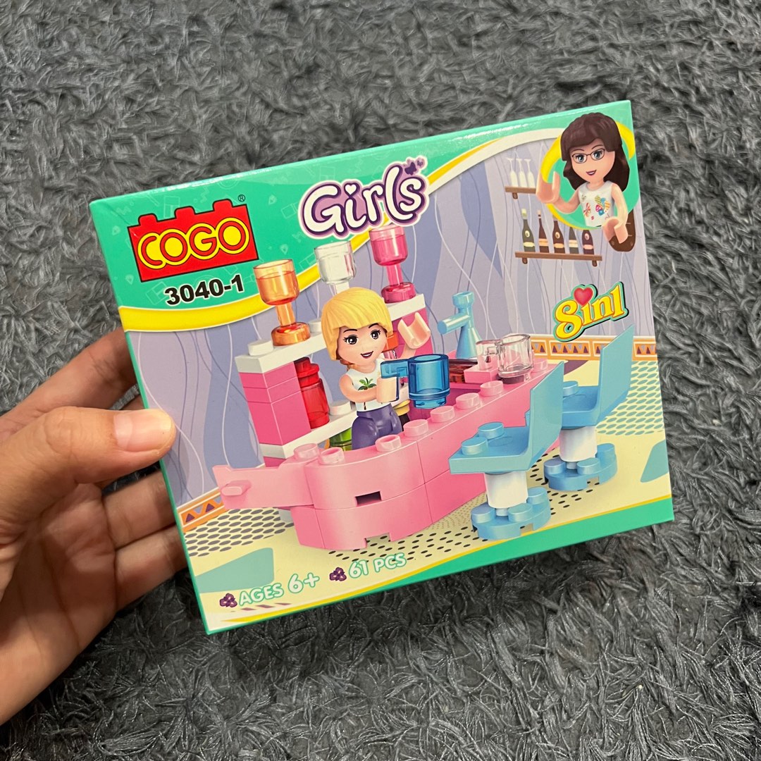 Cogo Lego Girls 61pcs A, Hobbies & Toys, Toys & Games on Carousell