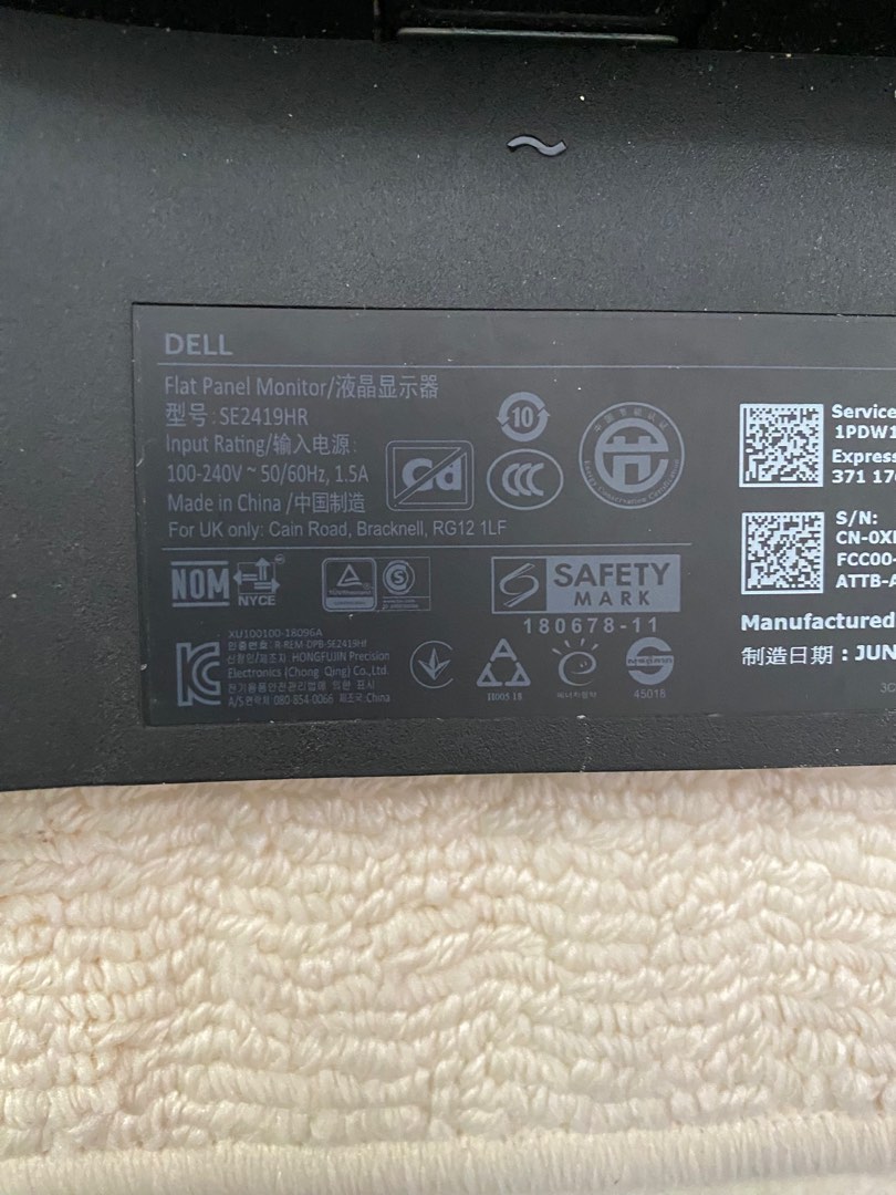 Dell 24inch monitor (faulty screen), TV & Home Appliances, TV ...