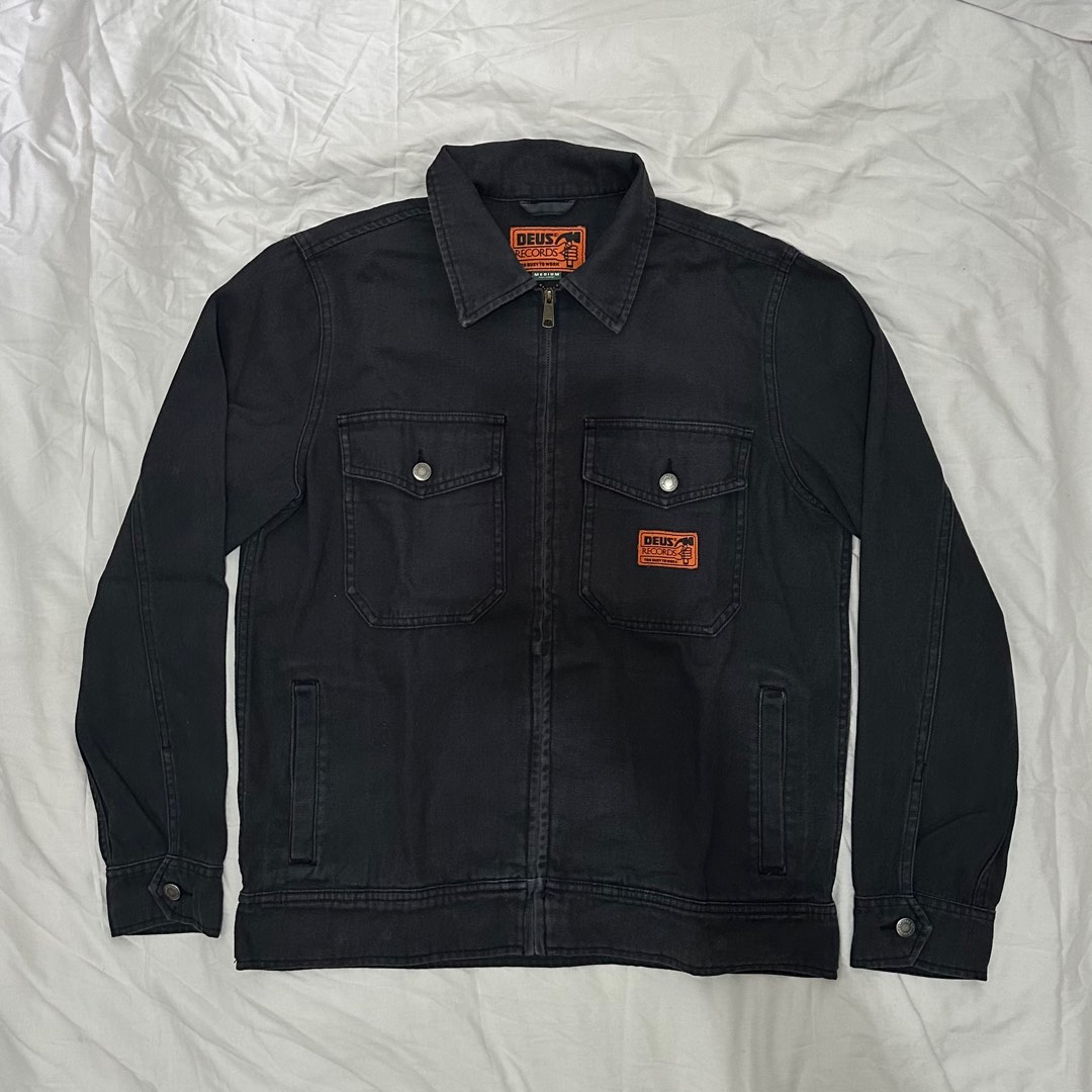 Deus ex Machina Work Jacket, Fesyen Pria, Pakaian , Baju Luaran di ...