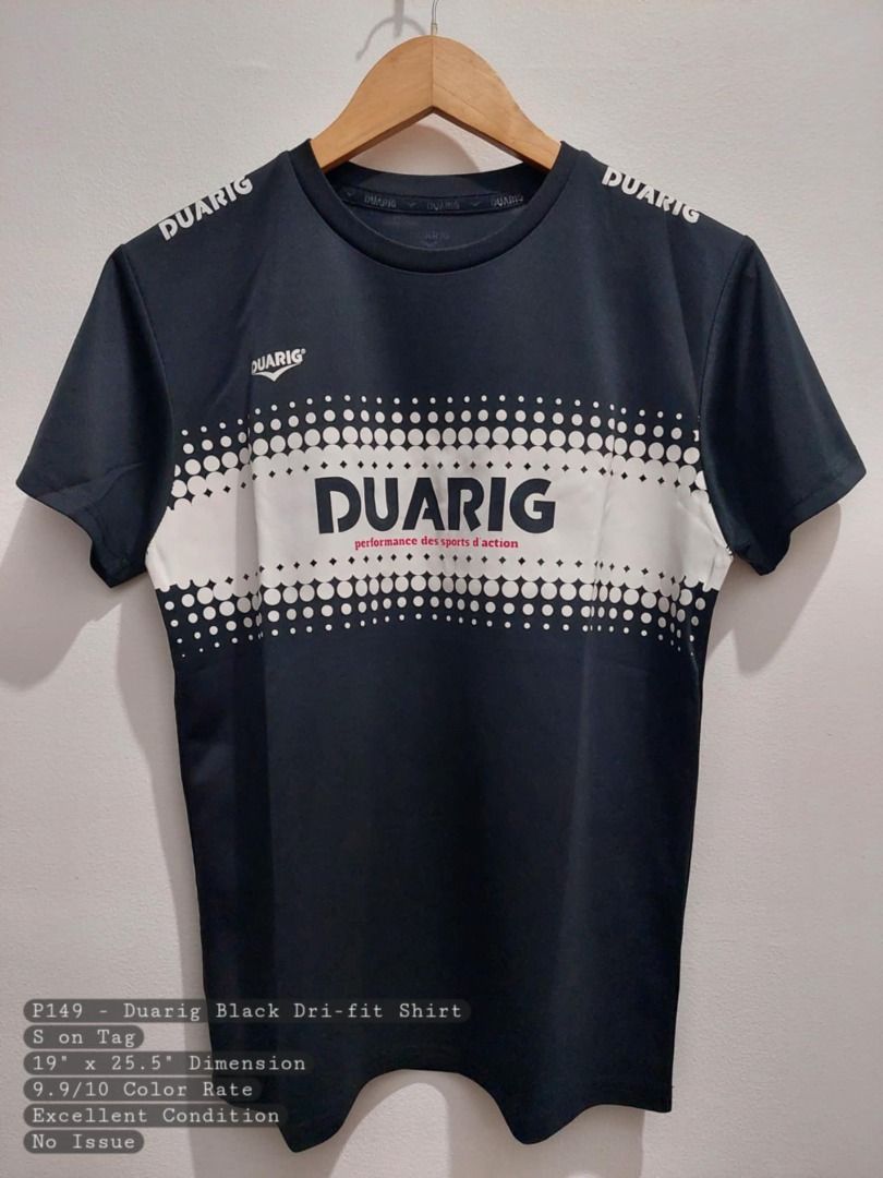 Duarig Black Dri-fit Shirt, Men's Fashion, Tops & Sets, Tshirts & Polo ...
