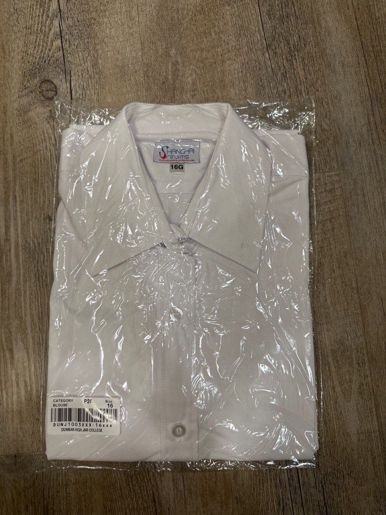 x2 Dunman high JC uniform 16G, Women's Fashion, Tops, Blouses on Carousell