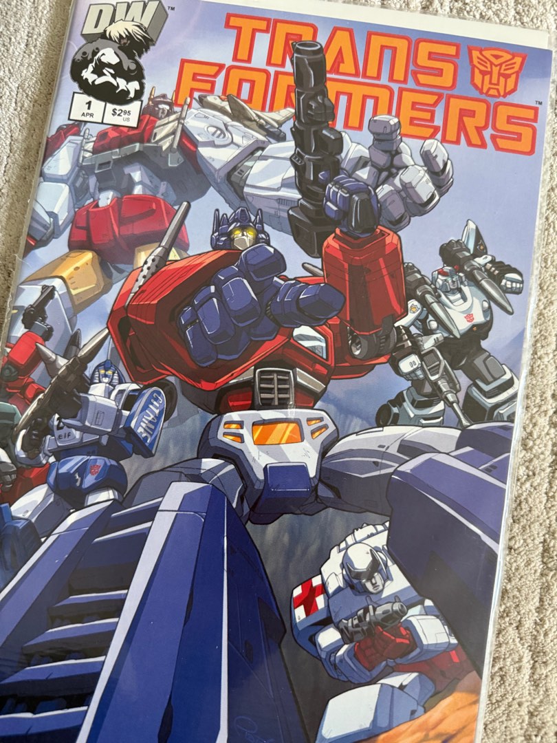 DW Comics Transformers #1 (Optimus Prime Cover) April 2002, Hobbies ...