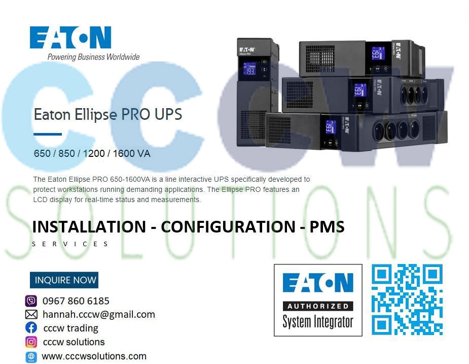 Eaton Ellipse PRO UPS 850VA Rack/Tower, Computers & Tech, Office ...