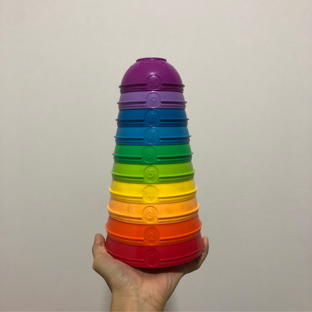 Fisher Price Stack & Roll Cups, Hobbies & Toys, Toys & Games on Carousell
