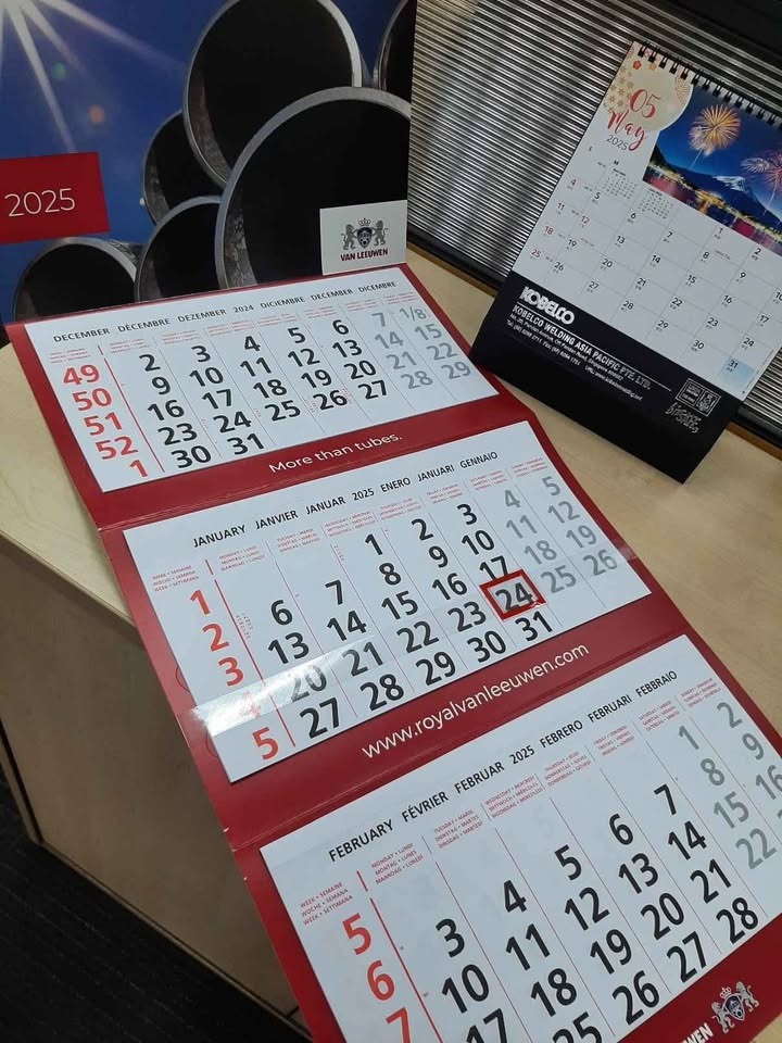 Giveaway 2025 calendars, Hobbies & Toys, Stationery & Craft, Stationery ...