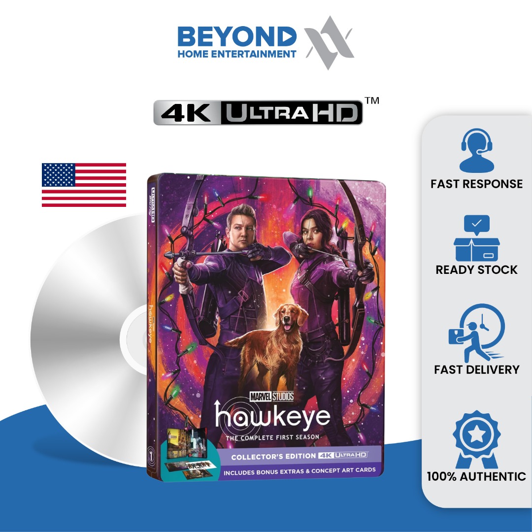 Hawkeye The Complete First Season Steelbook [4K Ultra HD], Hobbies ...