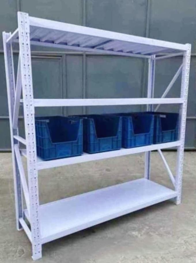 Heavy Duty Full Metal Storage Rack (4 Layers/White), Looking For on ...