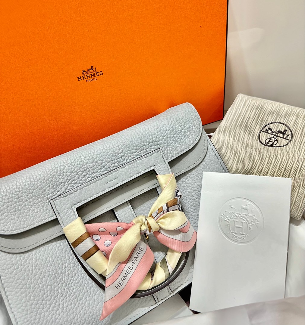 Hermes Halzan 25 full set with receipt, 名牌, 手袋及銀包 - Carousell