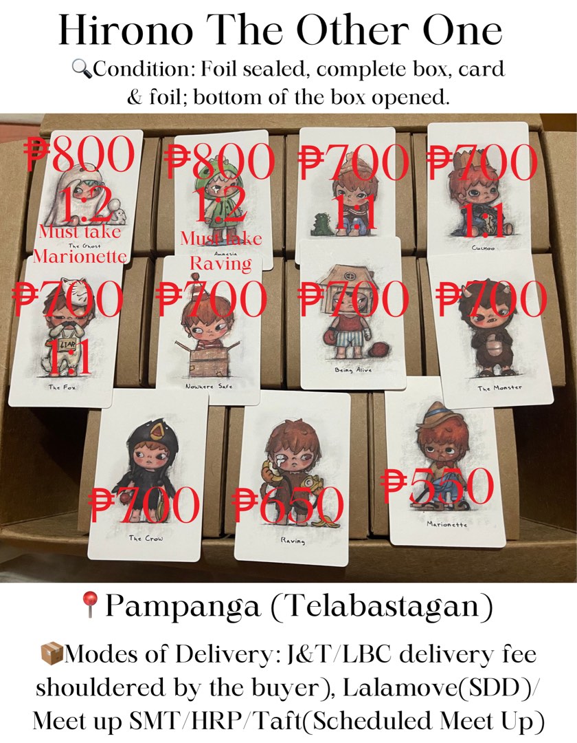 Hirono The Other One - Ghost/Amnesia/Crow/Staring/Cuckoo/Fox/Nowhere ...