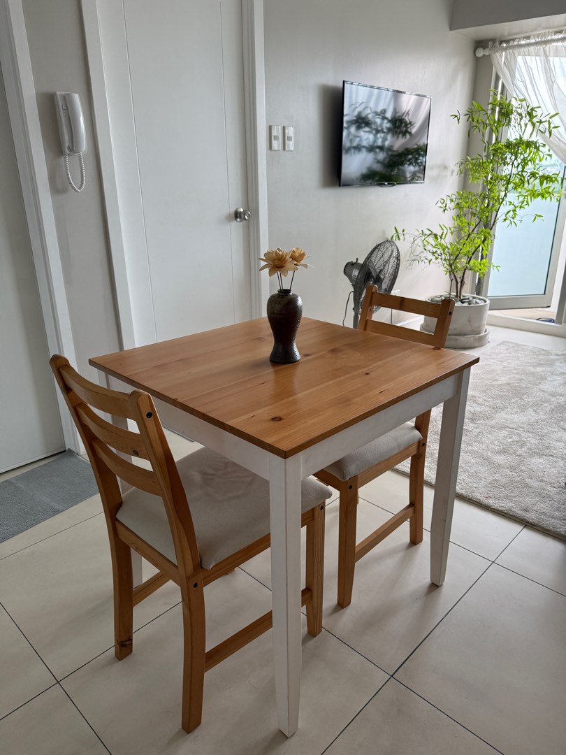 IKEA Pinntorp Dining Set, Furniture & Home Living, Furniture, Tables ...