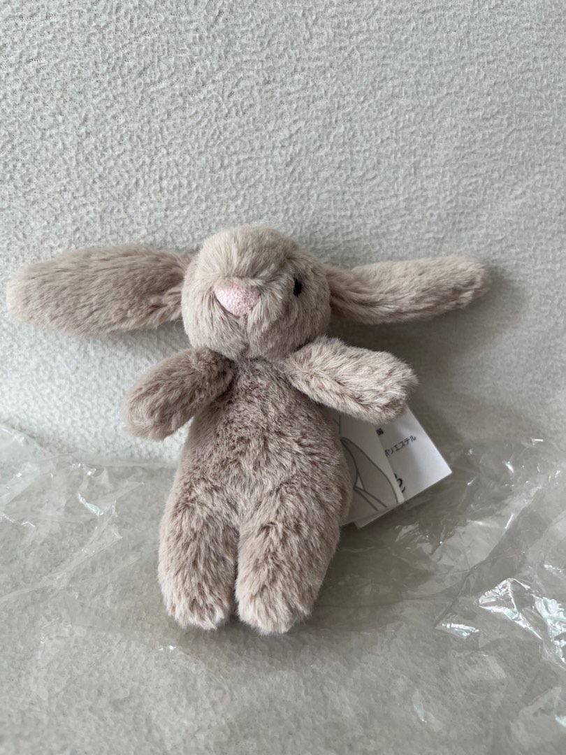 Jellycat Bashful Bunny Keychain/Charm, Women's Fashion, Watches ...