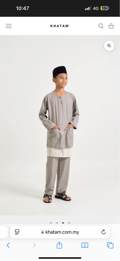 Khatam Baju Melayu Kids Budak Kanak Kanak Lelaki, Babies & Kids, Babies ...