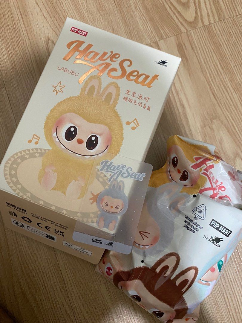 Labubu Have A Seat Selected HEHE Popmart Original V2, Sealed, Open Box ...