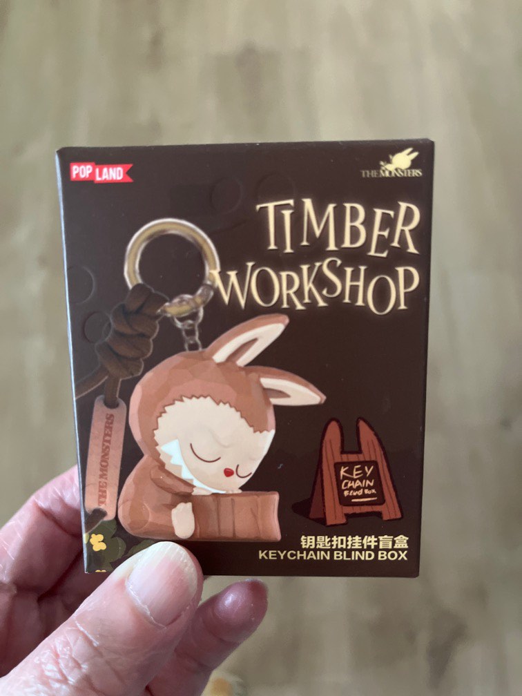 Labubu Timber Workshop keychain, Hobbies & Toys, Memorabilia ...