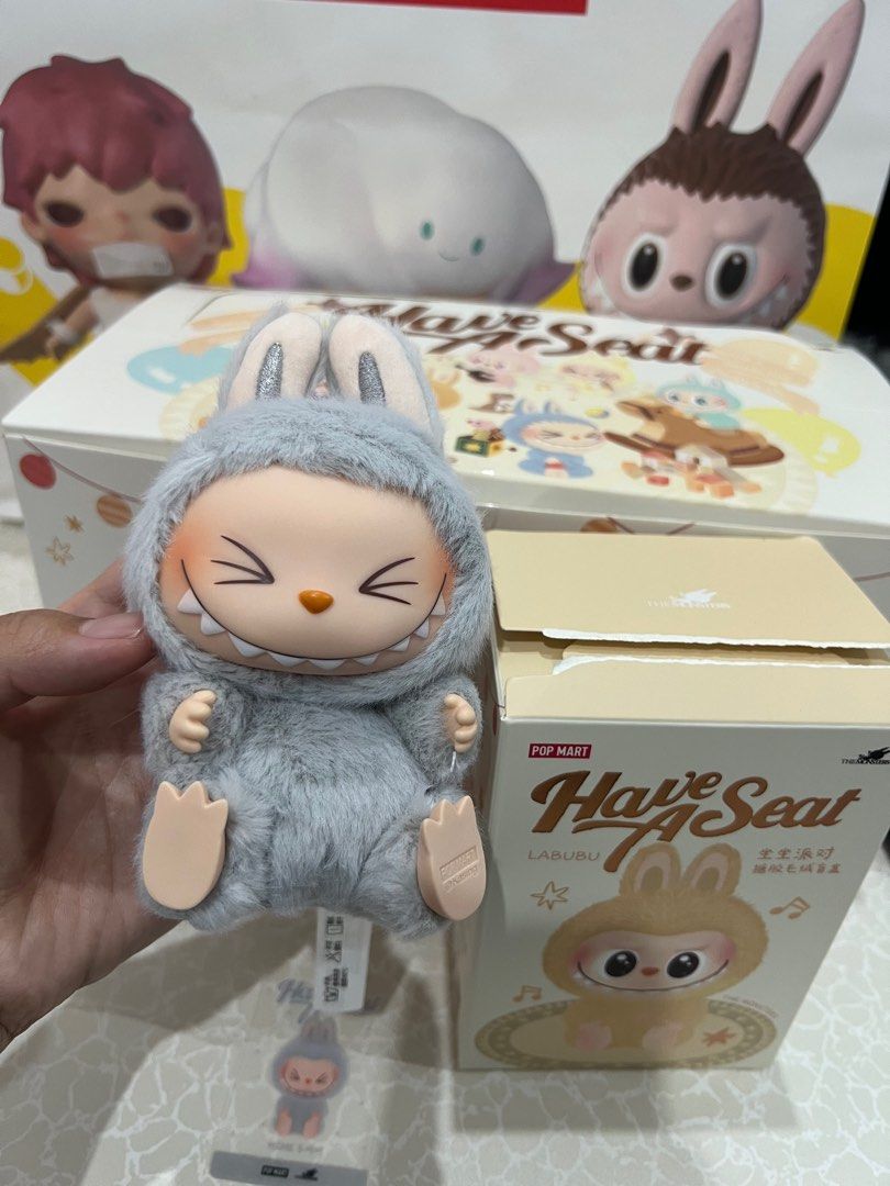 Labubu V2 - Have A Sit - HEHE - Original Pop Mart Sency, Toys ...