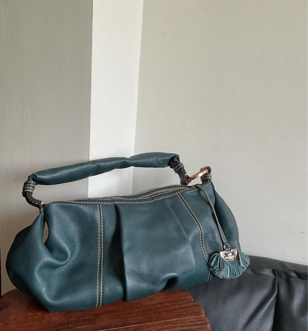 Lancel Leather Hobo, Luxury, Bags & Wallets on Carousell