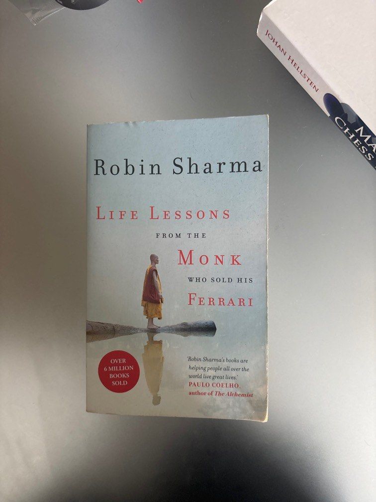 Life Lessons From The Monk Who Sold His Ferrari Book by Robin Sharma ...