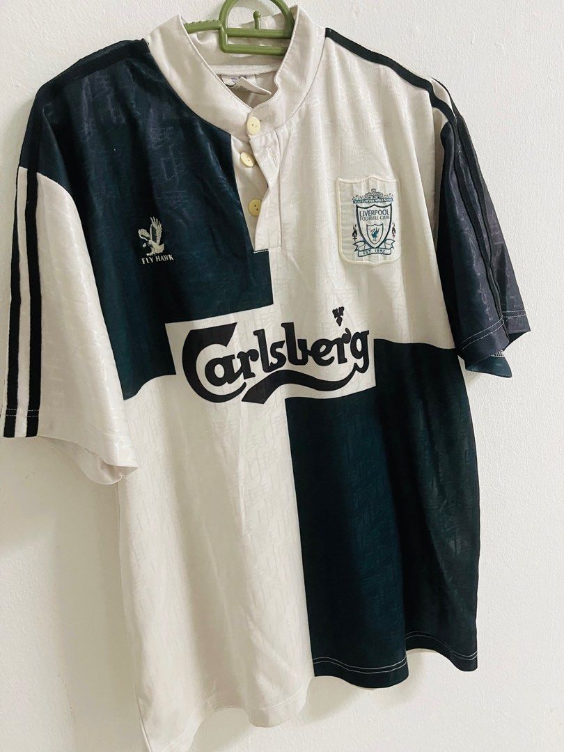 Liverpool 95/96 away jersey, Men's Fashion, Tops & Sets, Tshirts & Polo ...