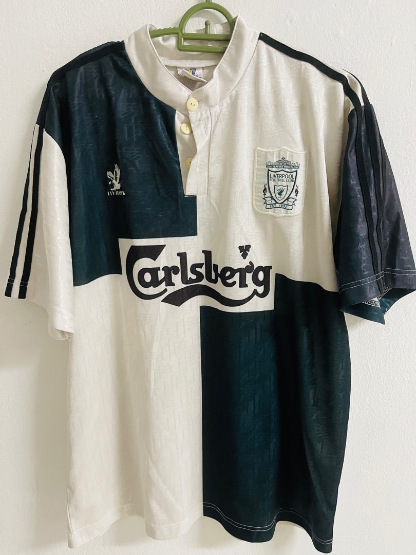 Liverpool 95/96 away jersey, Men's Fashion, Tops & Sets, Tshirts & Polo ...
