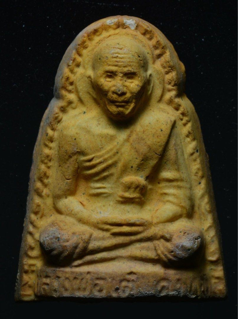 Lp Tae wat Sam ngam roop muen pim yai big mold Be 2506 Herb material ...