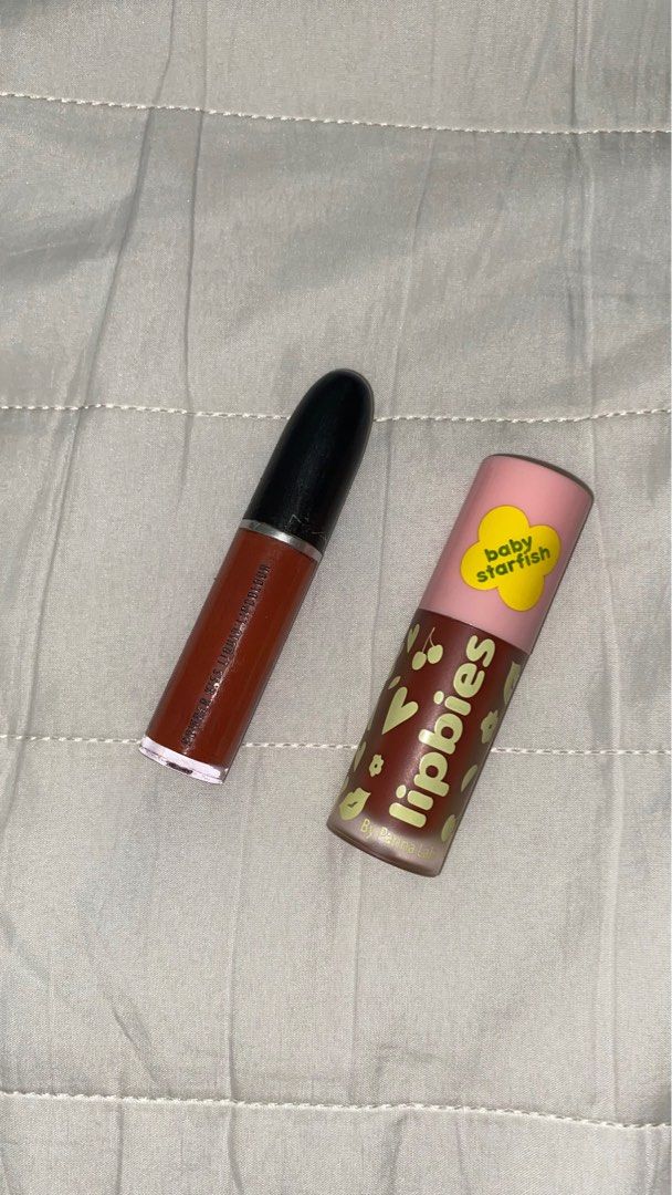 Mac Powder Kiss Liquid Lipcolour & Panna Lab Lipbies, Beauty & Personal ...