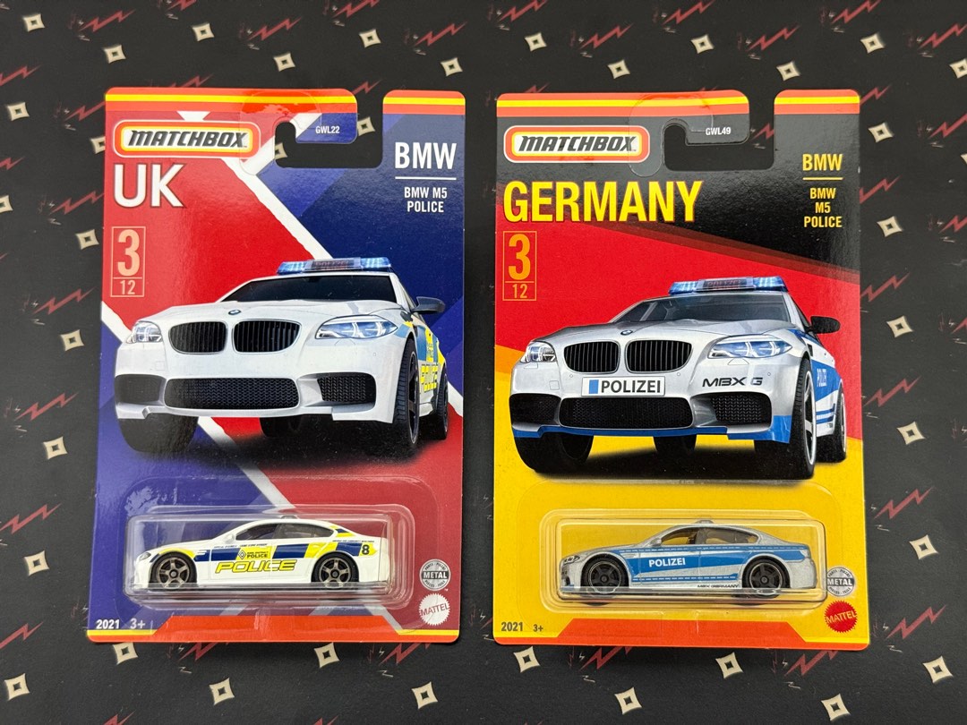 Matchbox UK BMW M5 Police Germany Polizei Hot Wheels size, Hobbies ...