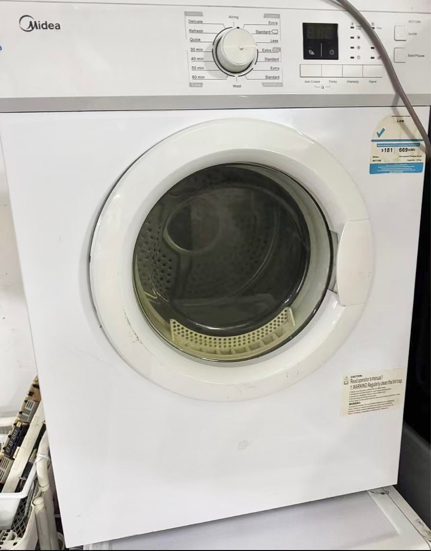 MIDEA Dryer, TV & Home Appliances, Washing Machines and Dryers on Carousell