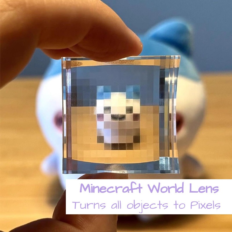 Minecraft World Lens Keychain, Hobbies & Toys, Stationery & Craft ...