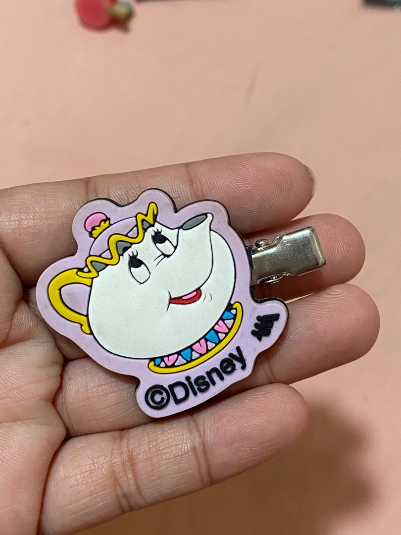 mrs teapot disney beauty and the beast hair clip, Hobbies & Toys, Toys ...