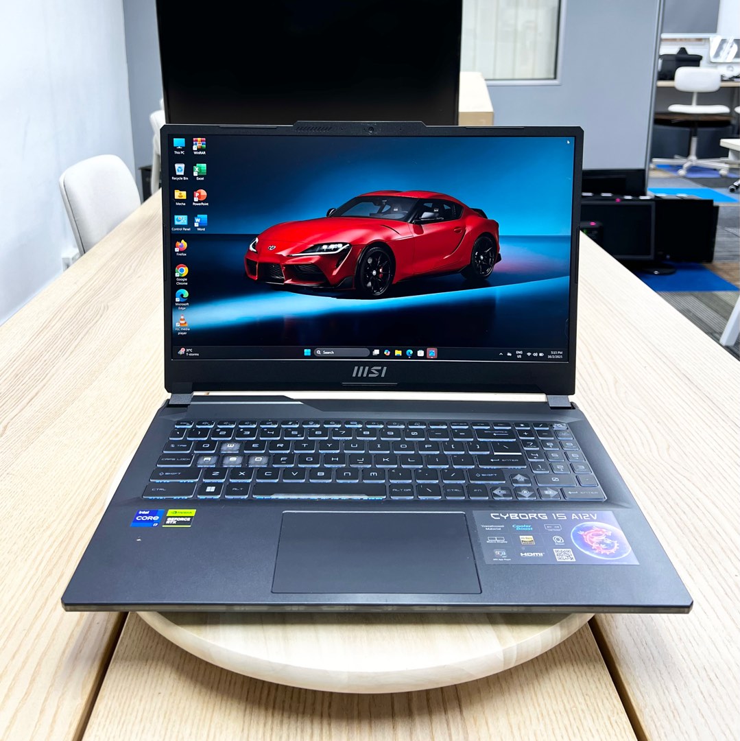 MSI Cyborg 15 A12VF Gaming Laptop i7 12GEN RTX 4060, Computers & Tech ...