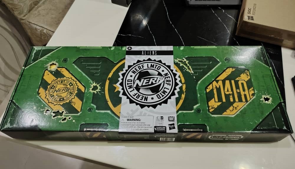 Nerf Aliens LMTD M41-A Pulse Rifle Exclusive Toy From Hasbro, Hobbies ...