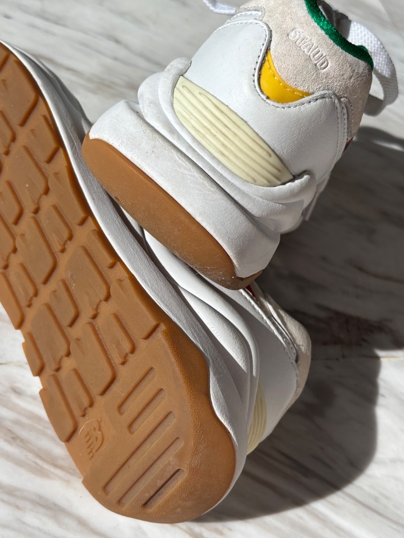 New Balance x Staud 574, Women's Fashion, Footwear, Sneakers on Carousell