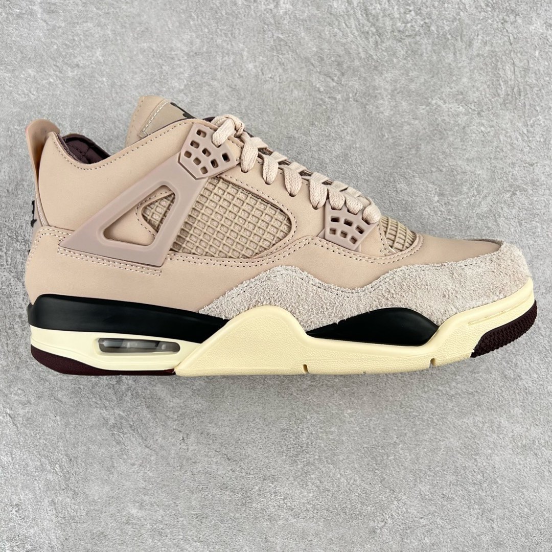 Nike Air Jordan 4 - Light Biege Pink, Women's Fashion, Footwear ...