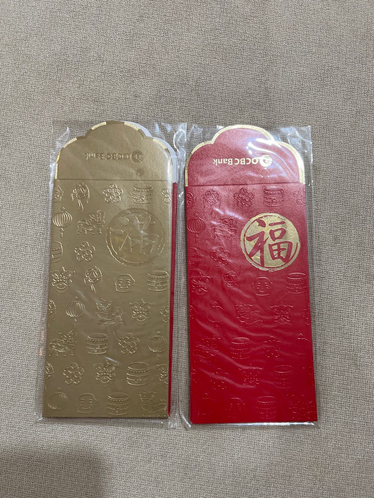 OCBC Red Packets (All 2 packs), Hobbies & Toys, Stationery & Craft ...