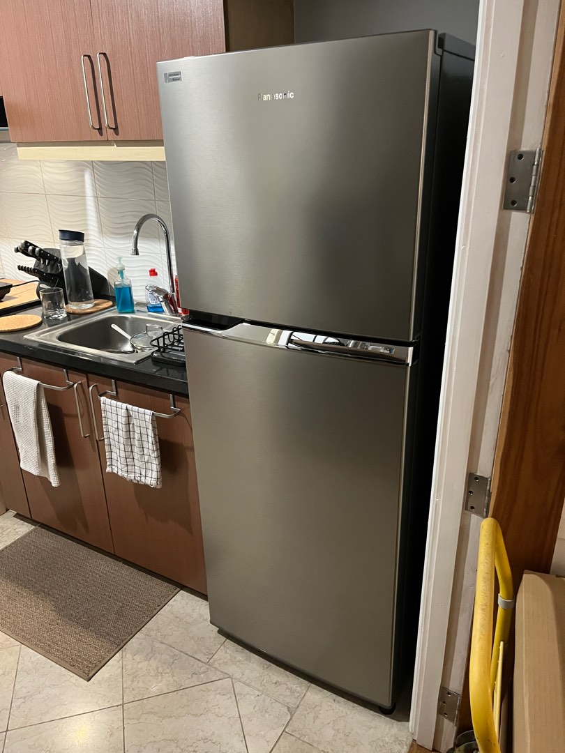 Panasonic two-door inverter ref ~10 cu ft, TV & Home Appliances, Kitchen Appliances ...
