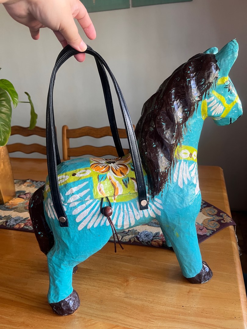 Paper Mache Horse Bag / Home/Resto Decor, Furniture & Home Living, Home ...