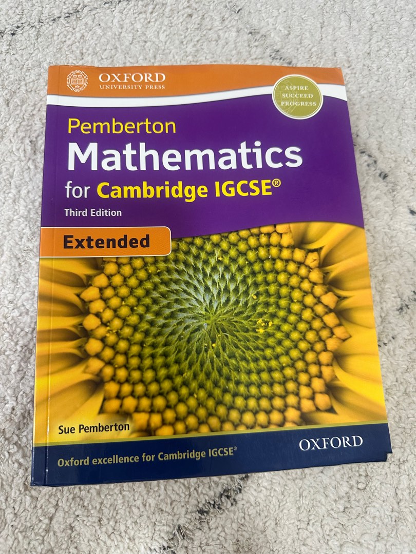 Pemberton Mathematics for Cambridge IGCSE, Hobbies & Toys, Books & Magazines, Textbooks on Carousell