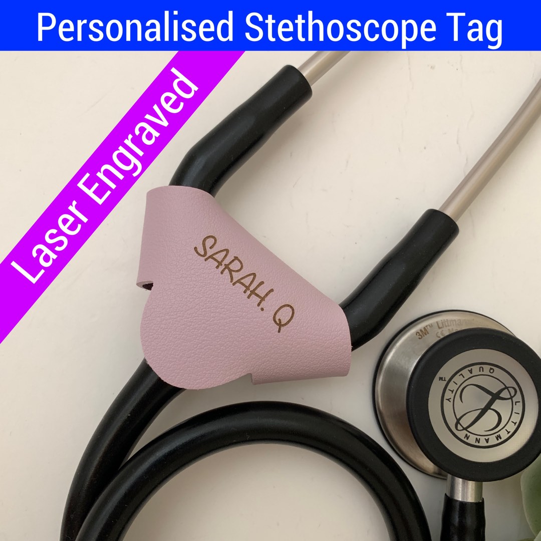 Personalised Stethoscope Tag Name Tag with Name Engraved (NOT ...
