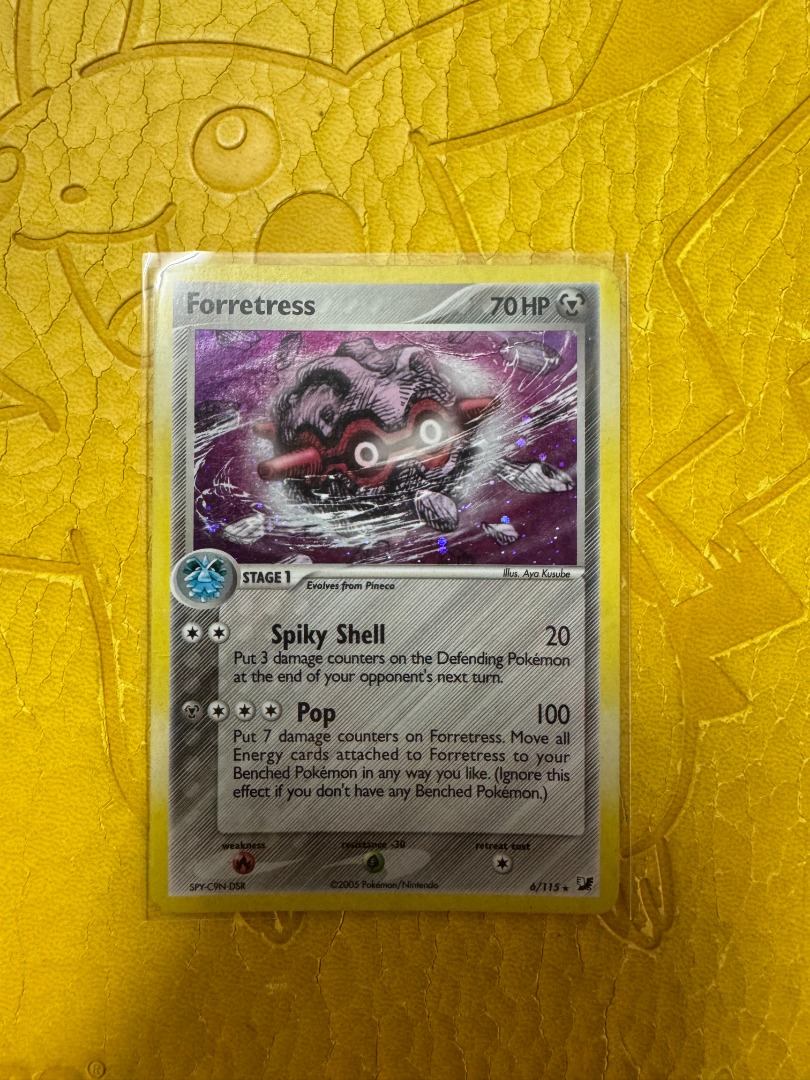 Pokemon Card TCG - Forretress Holo Rare - 6/115 Unseen Forces ...