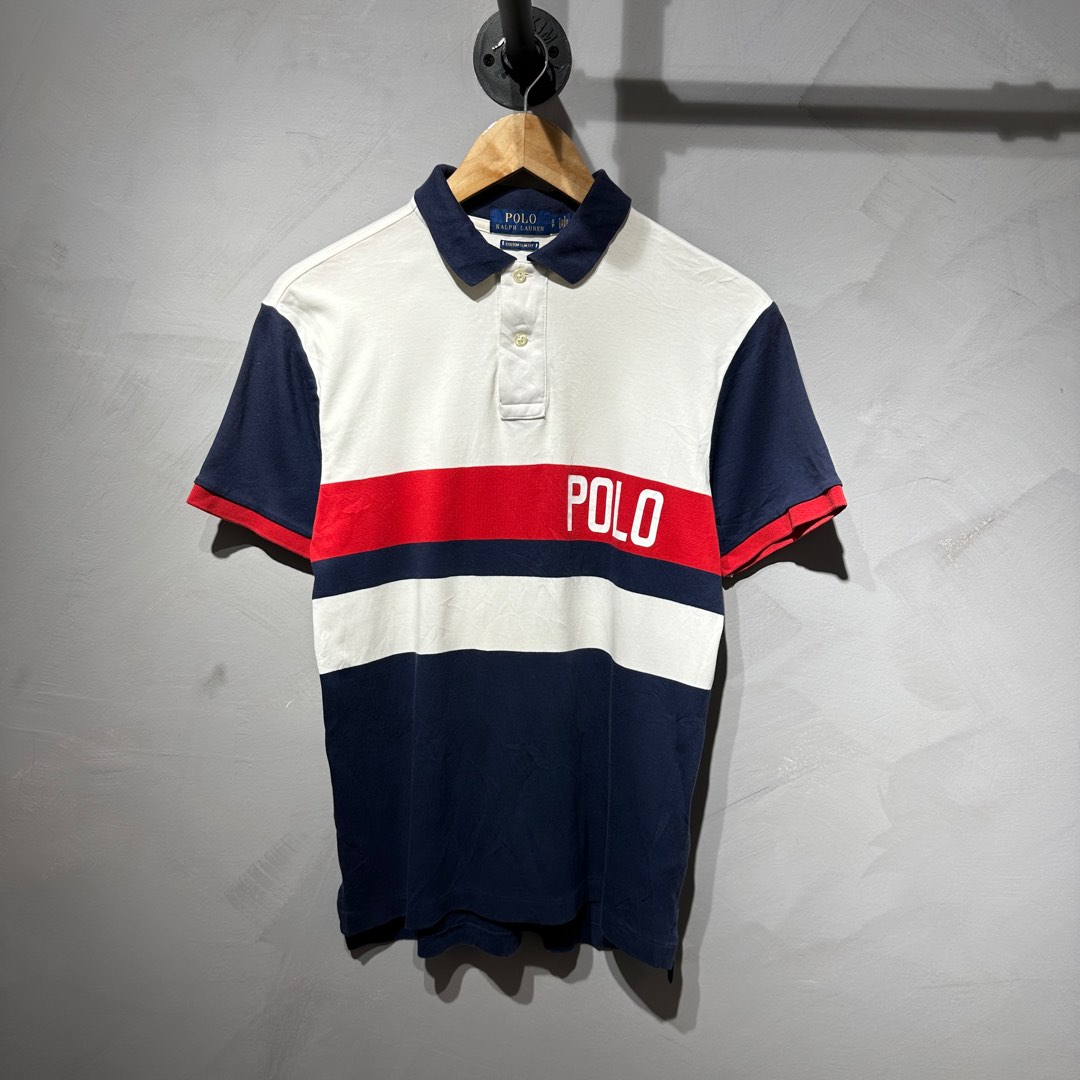 POLO RL Side script Tricolor Polo shirt, Men's Fashion, Tops & Sets, Tshirts & Polo Shirts on ...