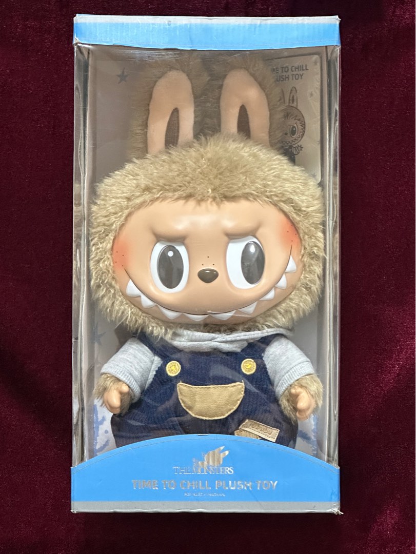 Popmark - The Monsters Labubu Time to chill Plush Toy, 興趣及遊戲, 玩具 & 遊戲類 ...