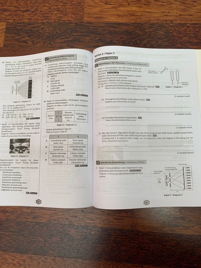 Praktis Topikal SPM Fizik Dwibahasa Tingkatakan 4 KSSM (SPM Physics ...