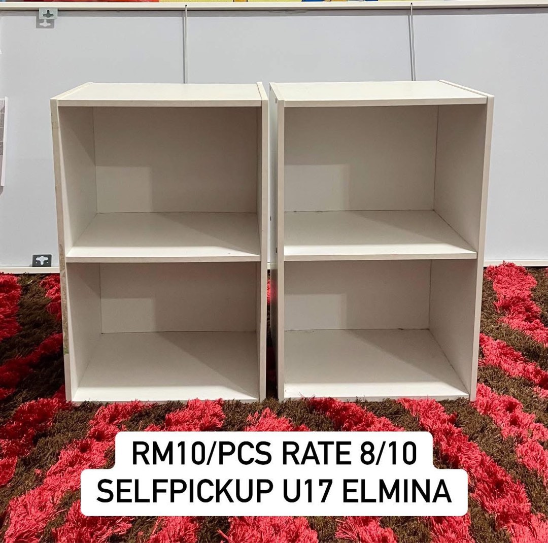 Preloved 2 tier rack RM10 satu white selfpickup u17 shah alam ...
