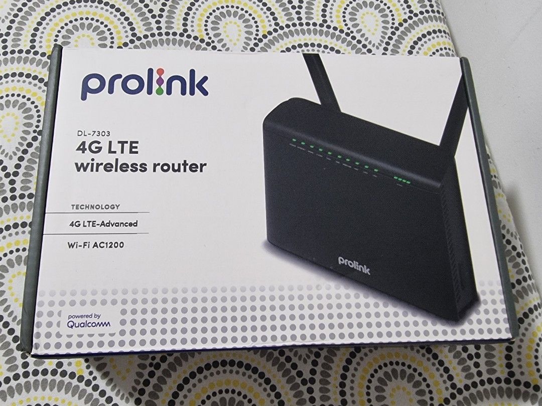Prolink DL-7303 CAT6 Smart 4G LTE Fixed Wi-Fi Dual-Band Router ...