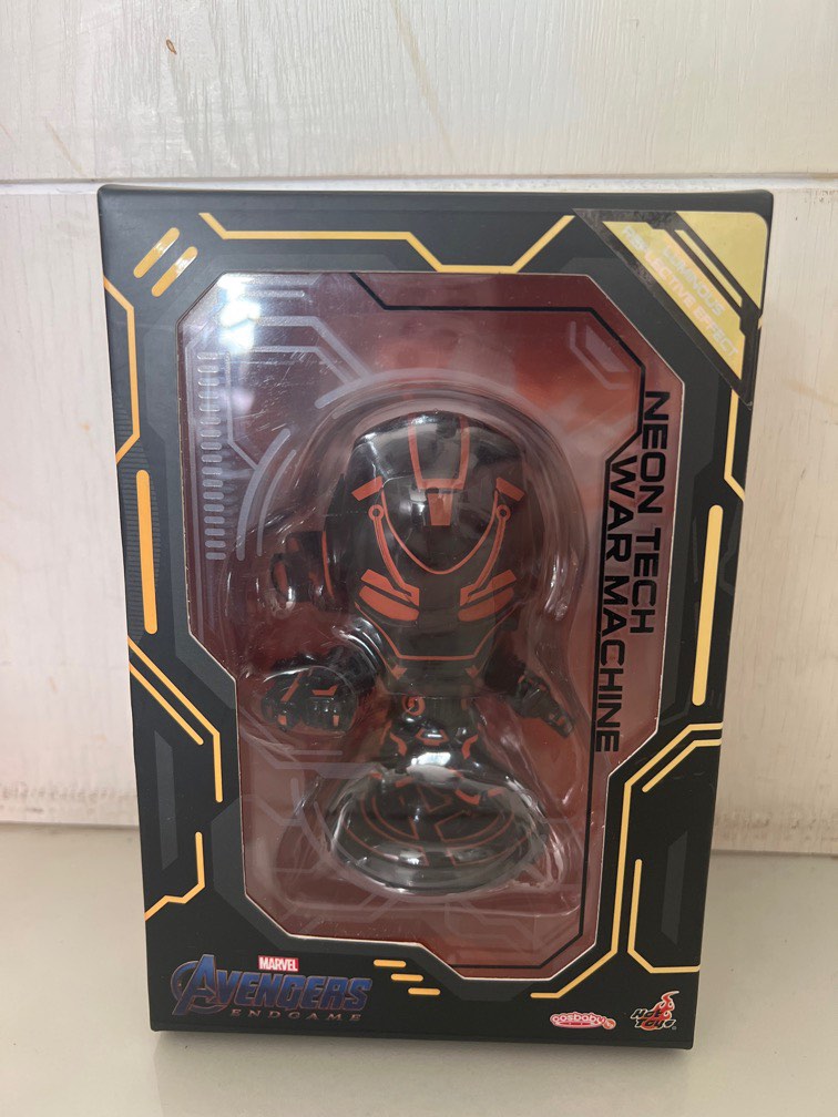 Ready Hot Toys COSB697 Avengers Endgame Neon Tech War Machine Cosbaby ...