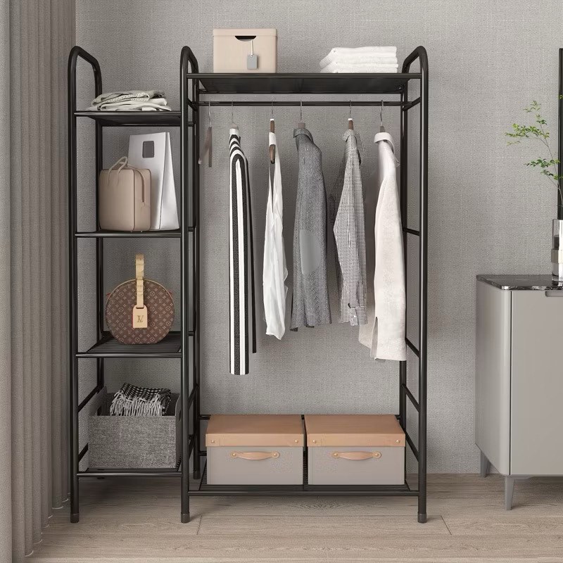 [READYSTOCK] 3 Pole Clothes Hanging Rack Organizer Open Wardrobe ...