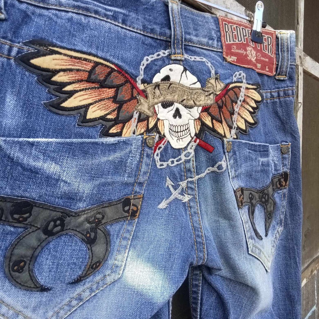 RED PEPPER | Y2k Vintage, Women's Fashion, Bottoms, Jeans on Carousell